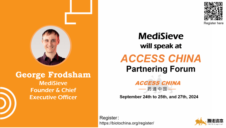MediSieve to Speak at ACCESS CHINA Partnering Forum – BioToChina.org